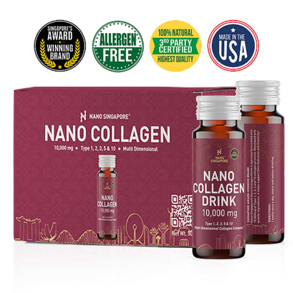 Nano Singapore Nano Collagen Drink 10,000mg - 50ml / Box of 10 | Doctor ...
