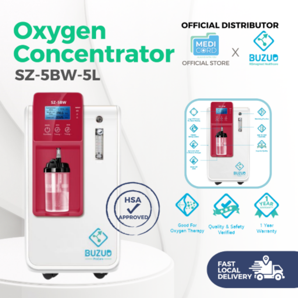 Oxygen Concentrator/ SHUANGSHENG SZ-5BW (5L) | Doctor Anywhere Marketplace