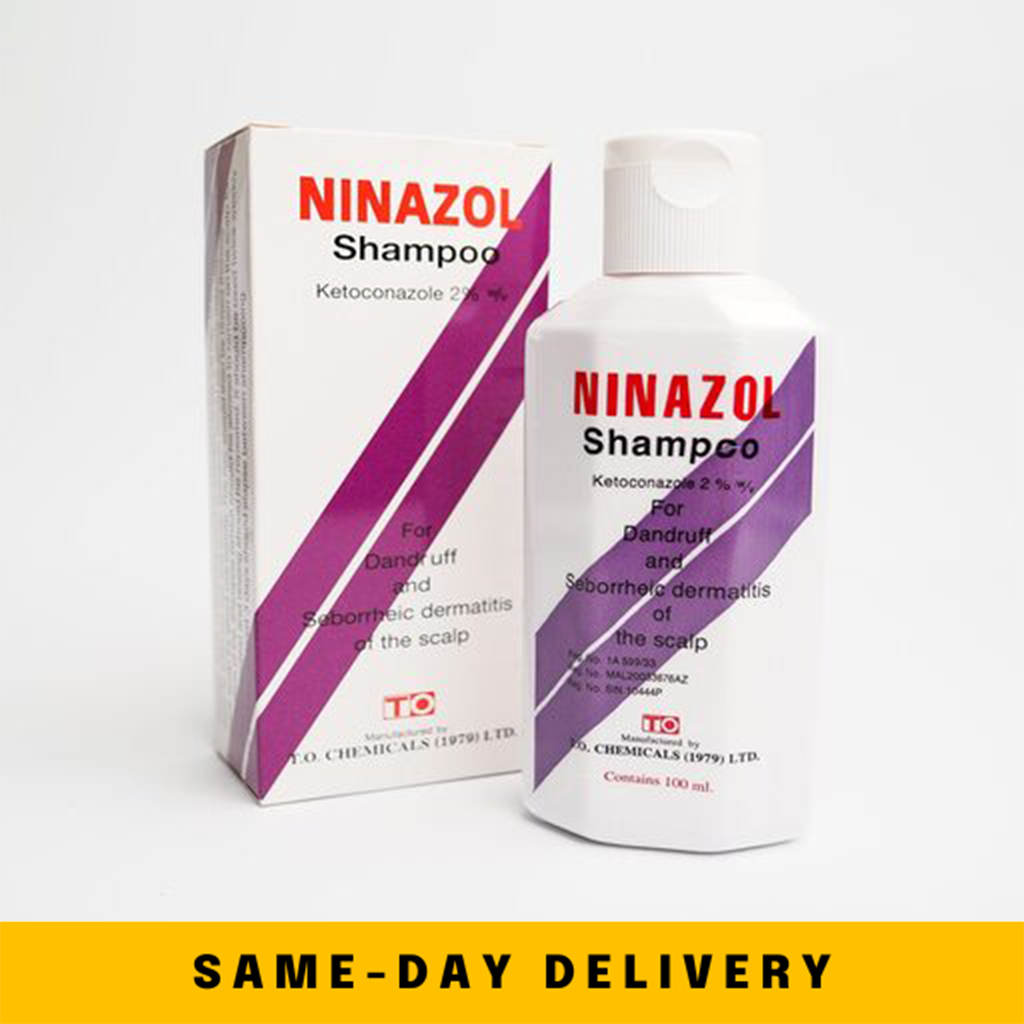 Ninazol Shampoo 100ml - 2 Bottles | Doctor Anywhere Marketplace