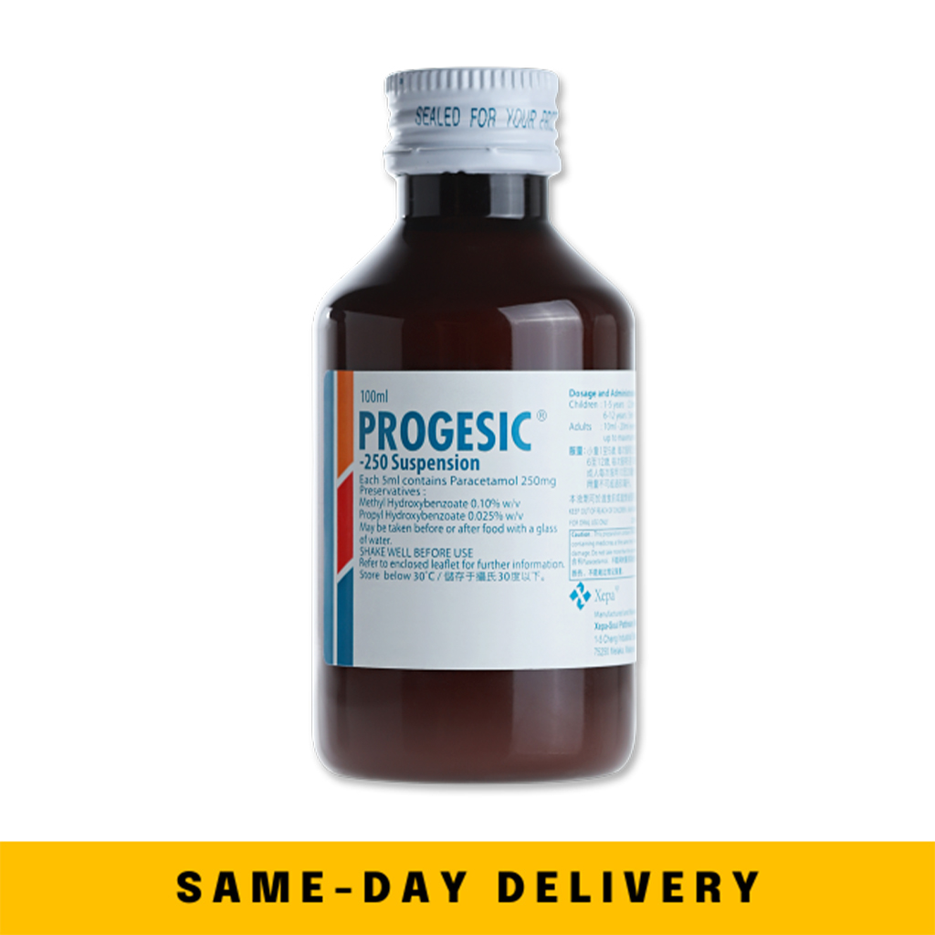 Progesic - 250 Suspension 100ml | Doctor Anywhere Marketplace