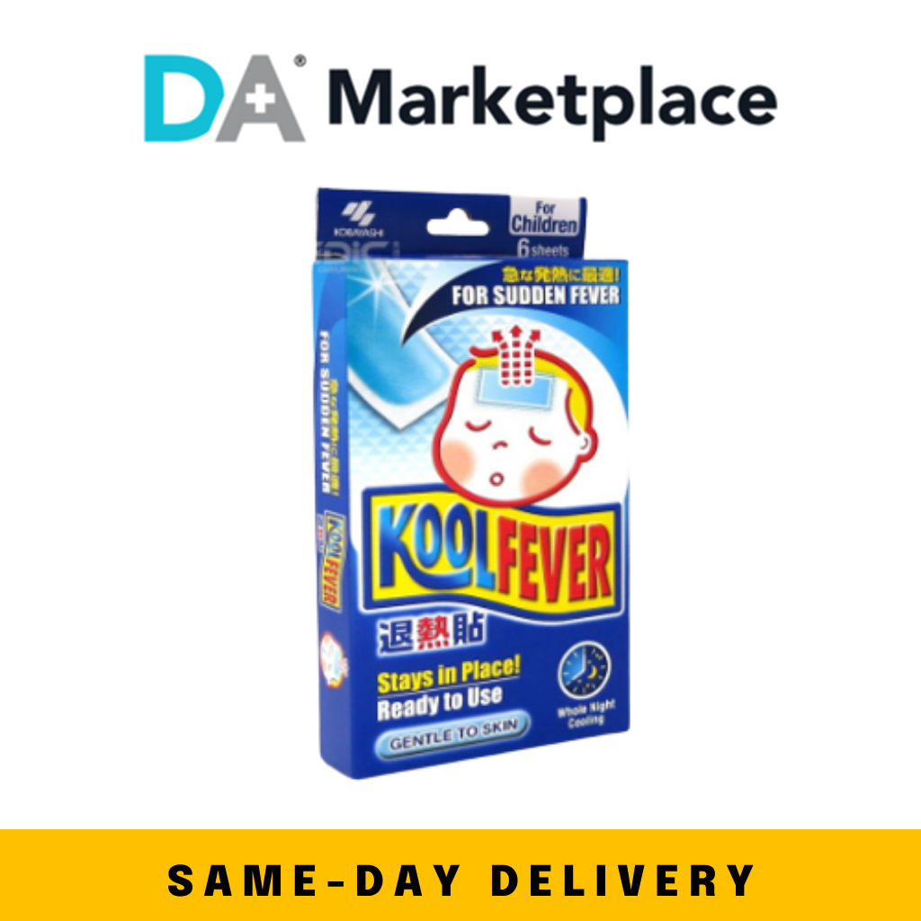 Kool Fever Cooling Gel Sheets 6s - Children (2 to 12 years old ...