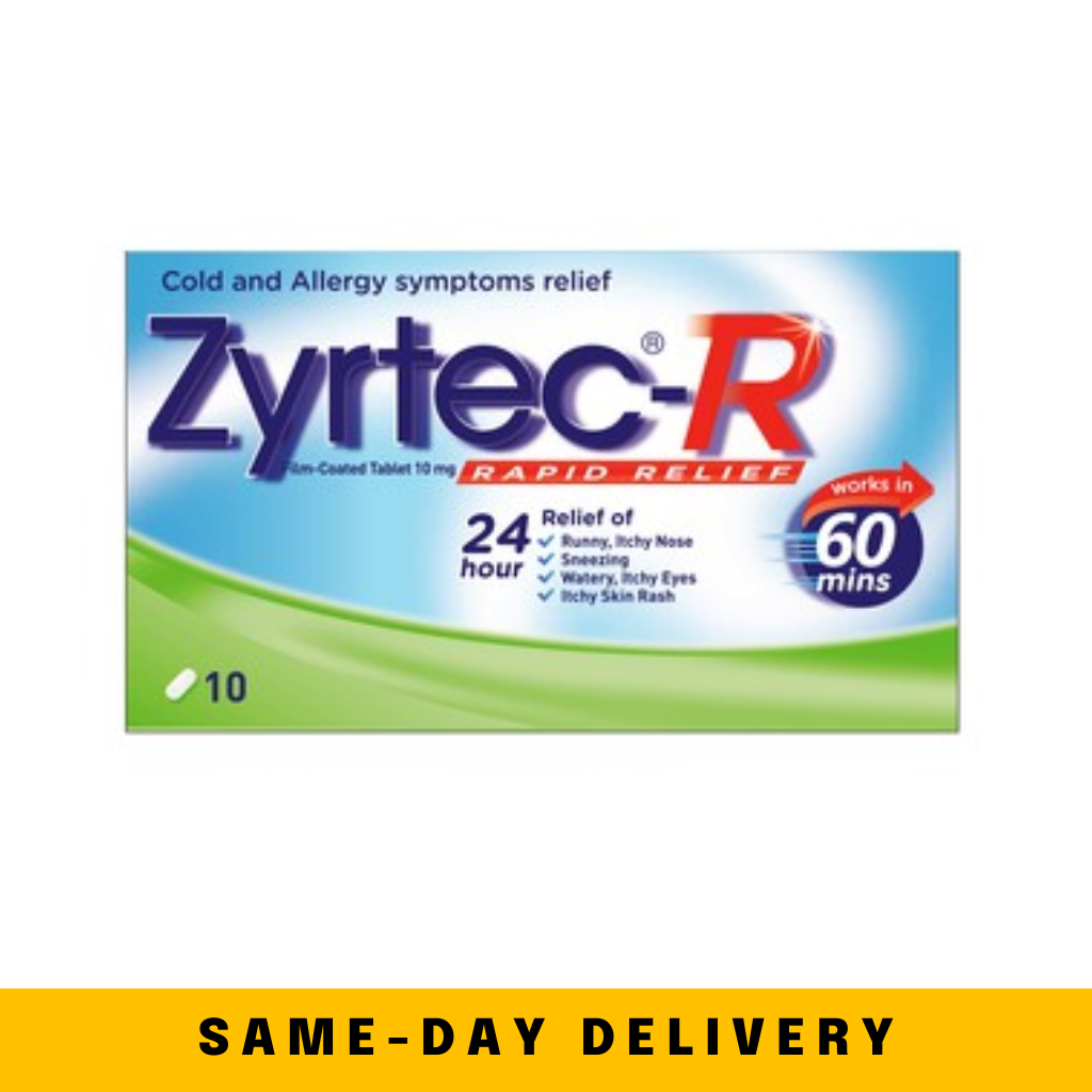 Zyrtec R Rapid Relief 10Mg Film-Coated Tablet 10’s | Doctor Anywhere ...