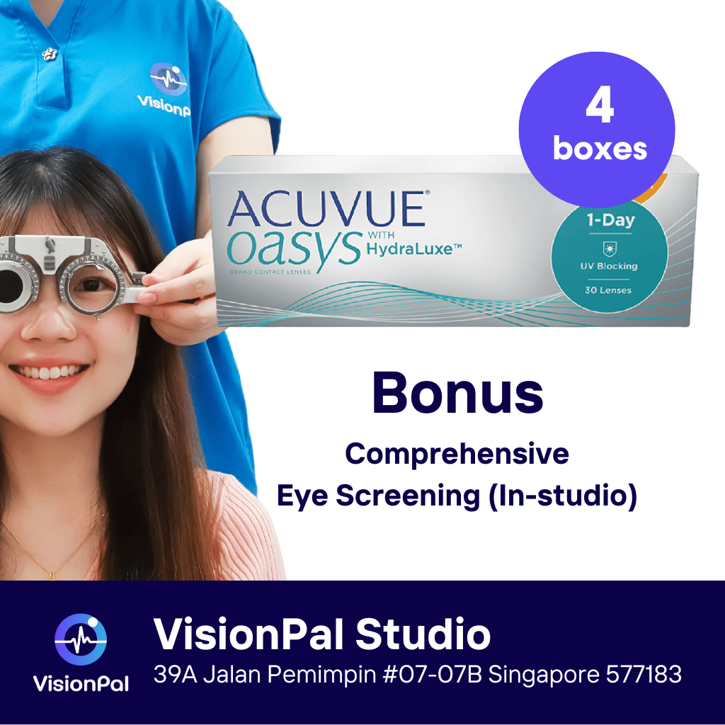 VisionPal - 4 boxes x Acuvue Oasys 1-Day Contact Lens for Astigmatism ...